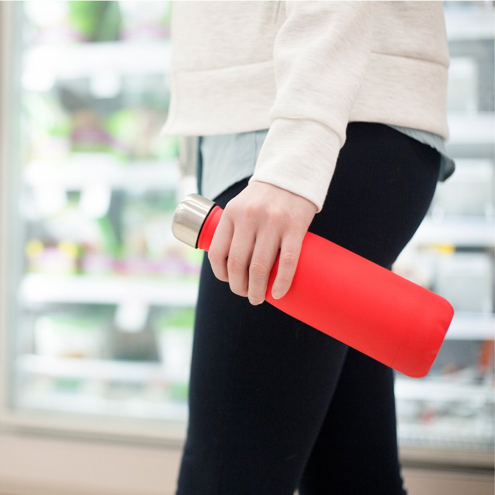 17 ounce Stainless Steel Water Bottle, Powdered Sports Bottle, with 38 ...